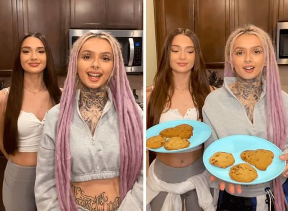 Zhavia Shares 'Bomb' Vegan Cookie Recipe With Her Sister [VIDEO]