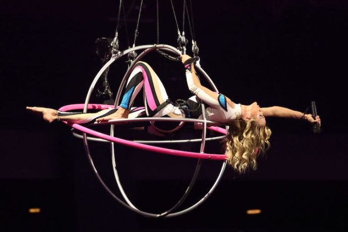 Carrie Underwood Soars Over the AMAs Audience in 'Crazy Angels' Performance