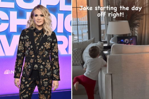 Carrie Underwood Shares Cute Video of Son Jacob Exercising