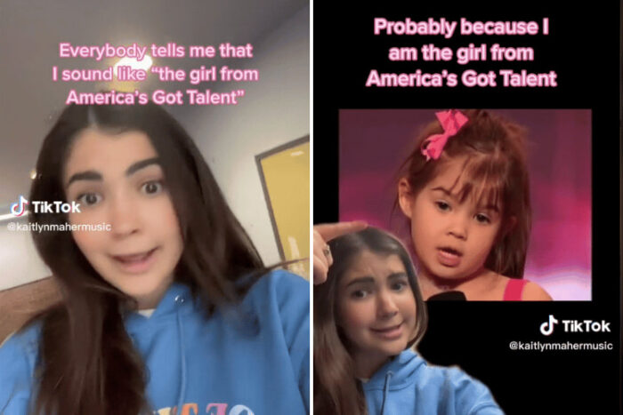 Kaitlyn Maher Looks Back to 'America's Got Talent' on TikTok Using ...