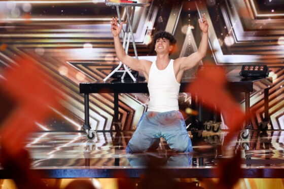 Simon Cowell Hits 'AGT' Golden Buzzer for Micah Palace